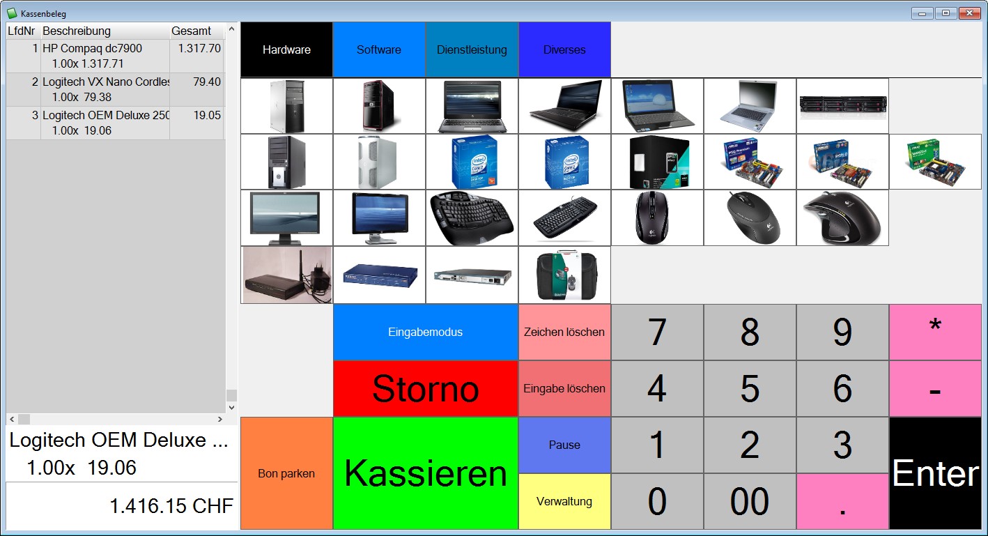 PC-Kasse - selectline.ch DE
